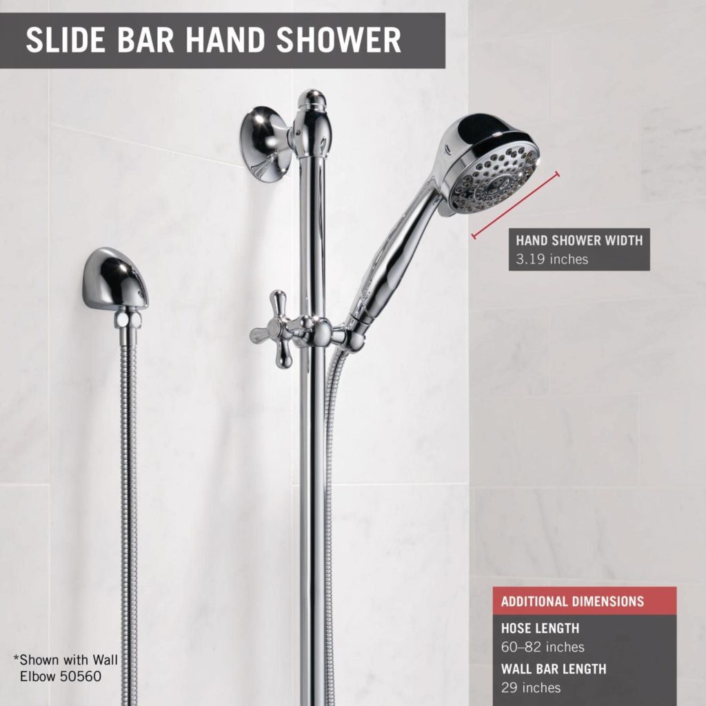 How to Install Handheld Shower Head with Slide Bar